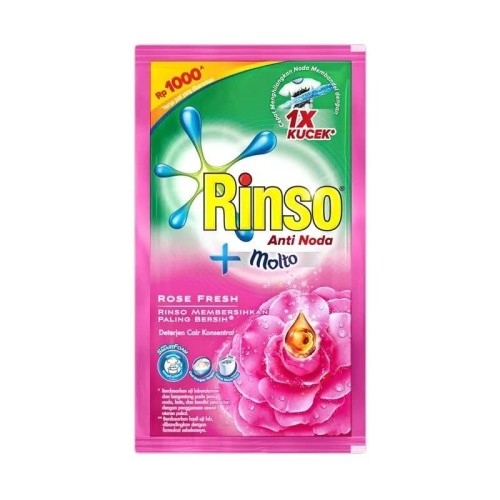 Rinso+Molto Cair 1.000 38ML 1 Dus isi 144 Pcs | Grosir Cirebon - Grosir Cirebon